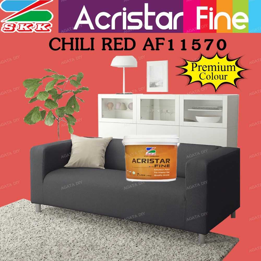 SKK ACRISTAR FINE 7L EMULSION INTERIOR WALL PAINT COLOR **OPTION 1/3 ...