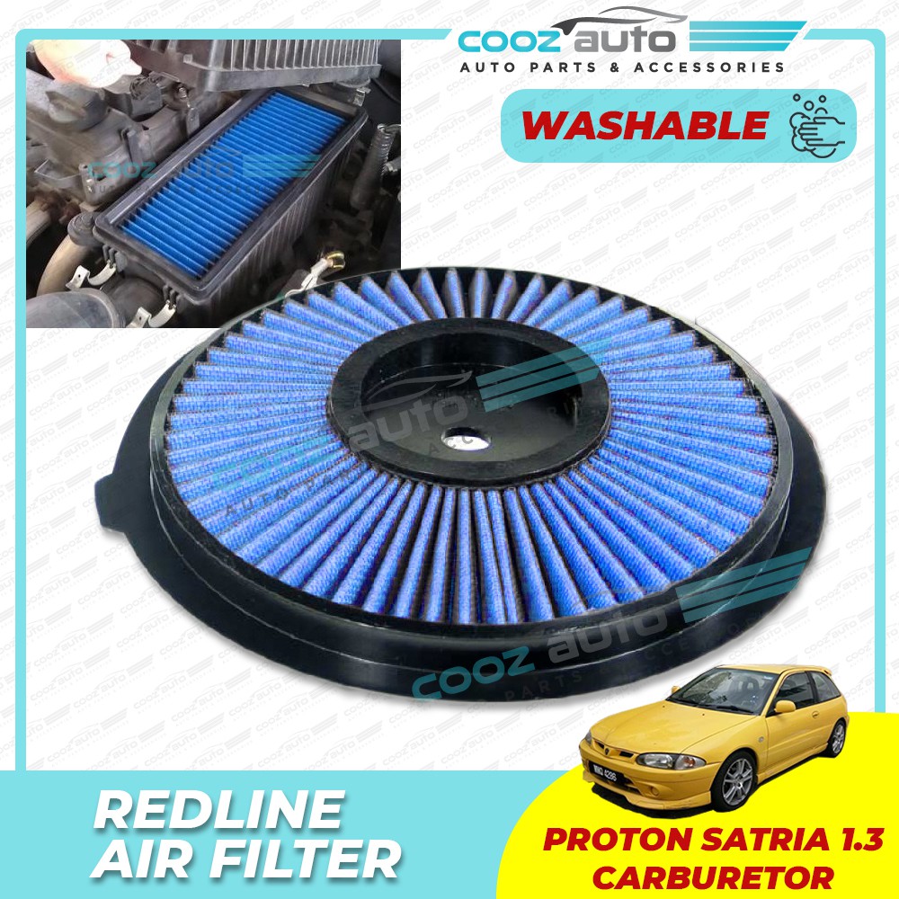 Proton Satria 1.3 4G13 Carburetor Redline Washable High Flow Air Filter ...