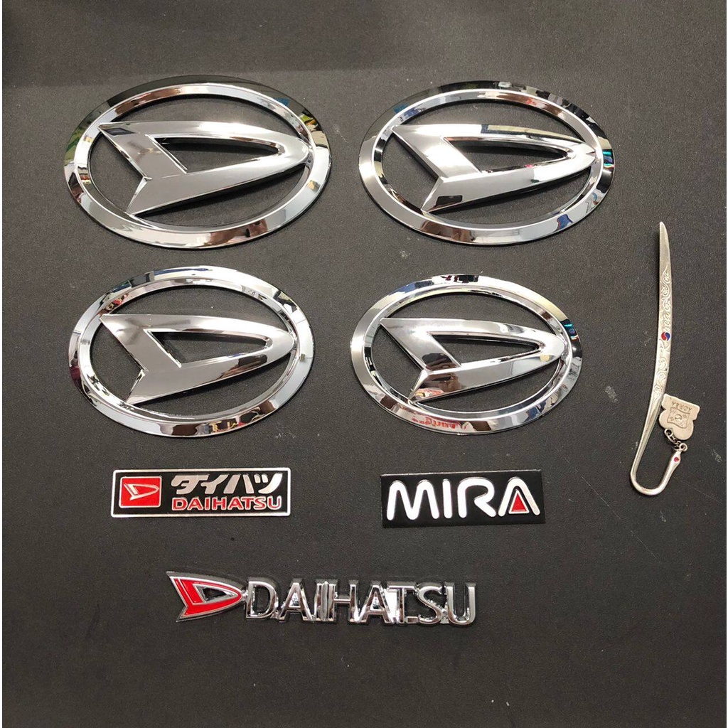 Daihatsu Charade Mira Front Rear Side Fender Emblem Logo | Shopee Malaysia