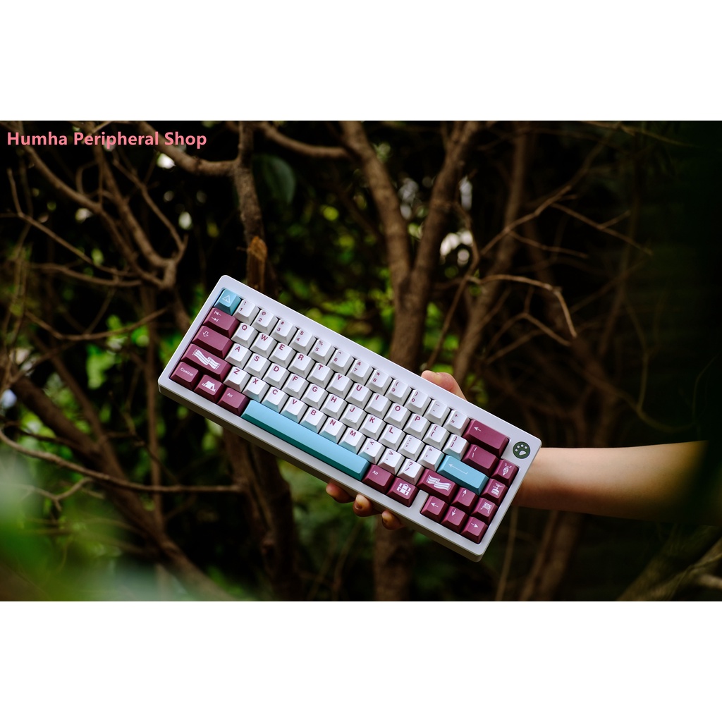 Humha GMK Yuru keycap Dye-Sublimation PBT Material Cherry profile Mechanical Keyboard keycaps ...