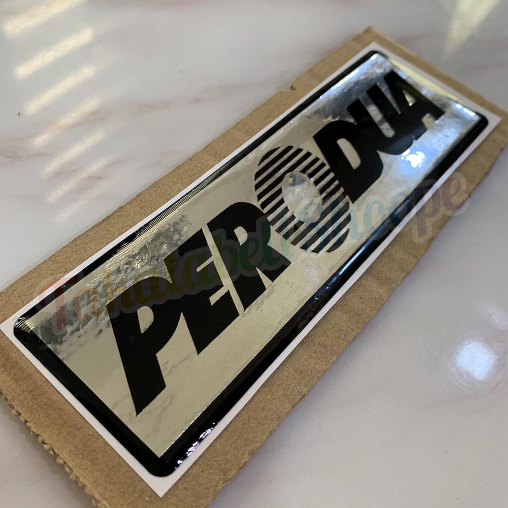 Emblem perodua kancil/Perodua badge logo emblem/Perodua kancil rear ...
