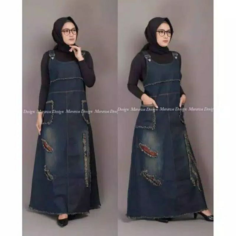 Muslim Clothes Agen) Kintani.marawa Set Levis Jeans ,kintani, Muslim ...