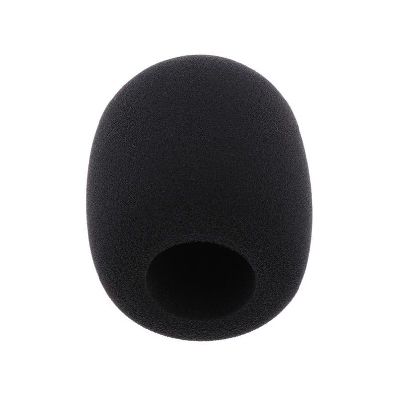 1pcs Practical Small Black Microphone pad Headset Windscreen Sponge ...