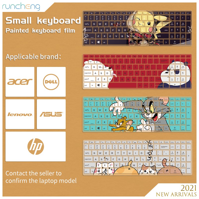 Keyboard skin cover custom pattern, cartoon pictures keyboard ...
