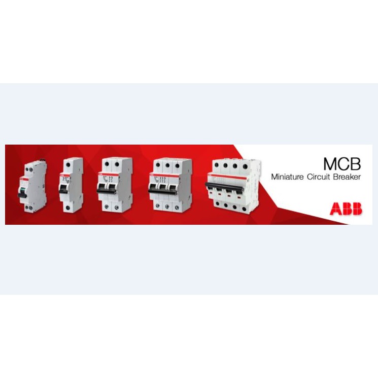 ABB MCB 10KA 6-63A 1p 2p 3p 6A 10A 16A 20A 32A 40A 63A S201M-C S202M-C S203M-C miniture circuit ...