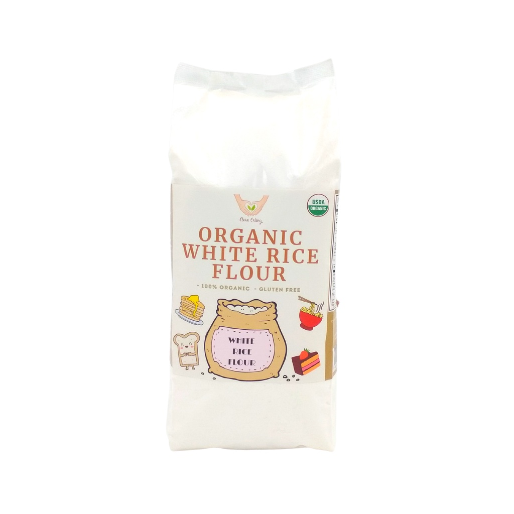Clean Eating Organic White Rice Flour *GlutenFree / Tepung Beras Putih ...