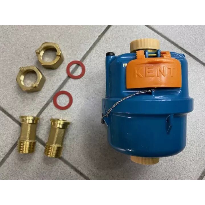 George Kent 1" Water Meter 'PSM' BRASS COLD WATER METERS (MALE SCREWED ...