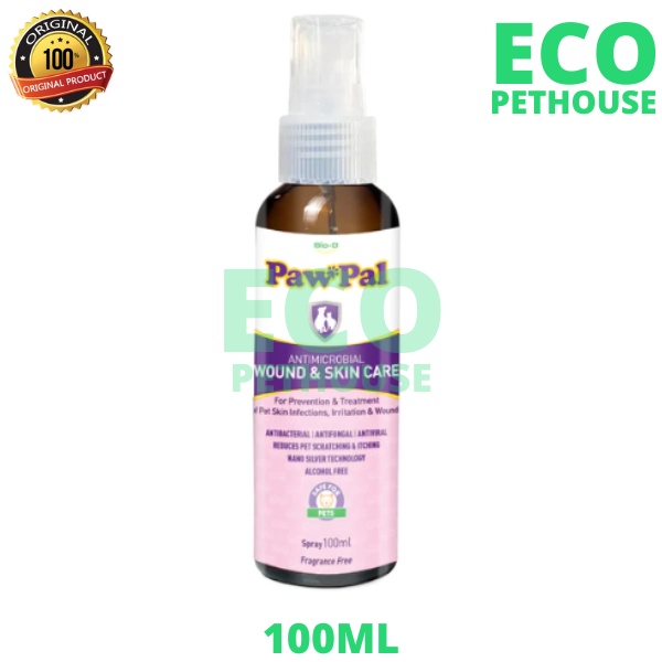 PAWPAL Antimicrobial Wound & Skin Care Nano Silver Spray - 100ML ...