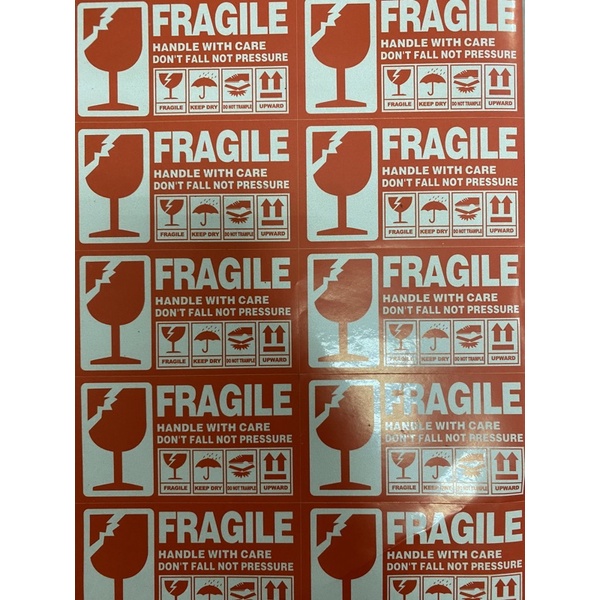 Fragile sticker /sticker mudah pecah murah | Shopee Malaysia