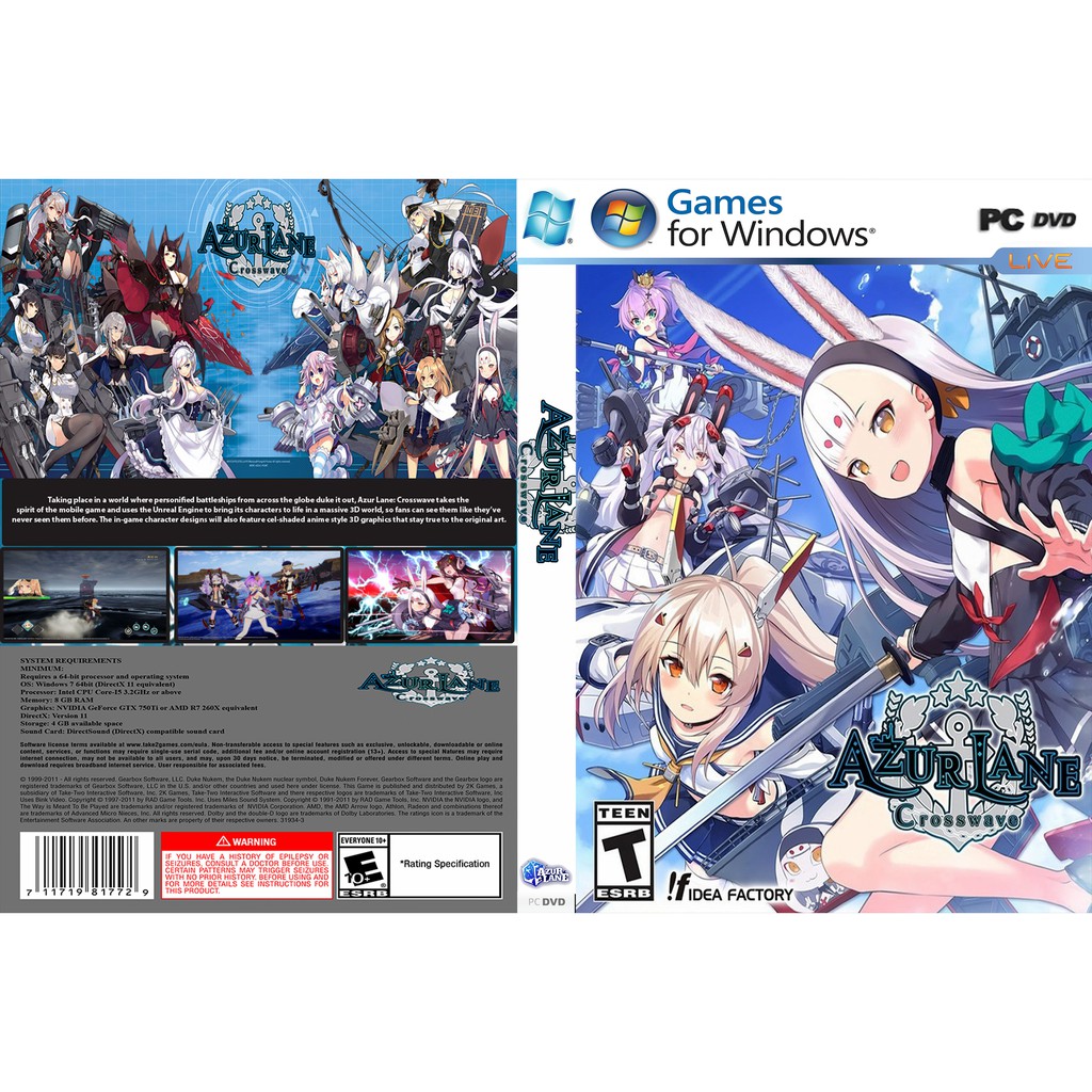 Azur Lane Crosswave: Complete Deluxe Edition PC GAME [Offline] | Shopee ...