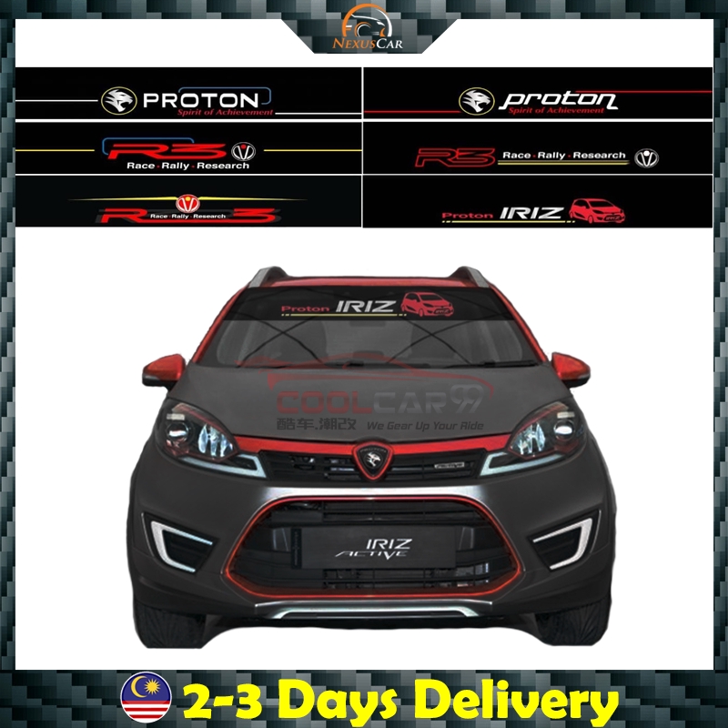Nexus Car Proton R3 Front Windscreen Windshield Window Sticker Sticker ...