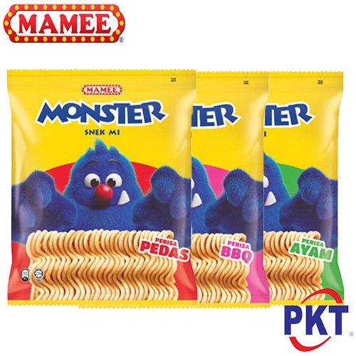 MAMEE MONSTER FAMILY PACK BBQ 8X25G | Shopee Malaysia