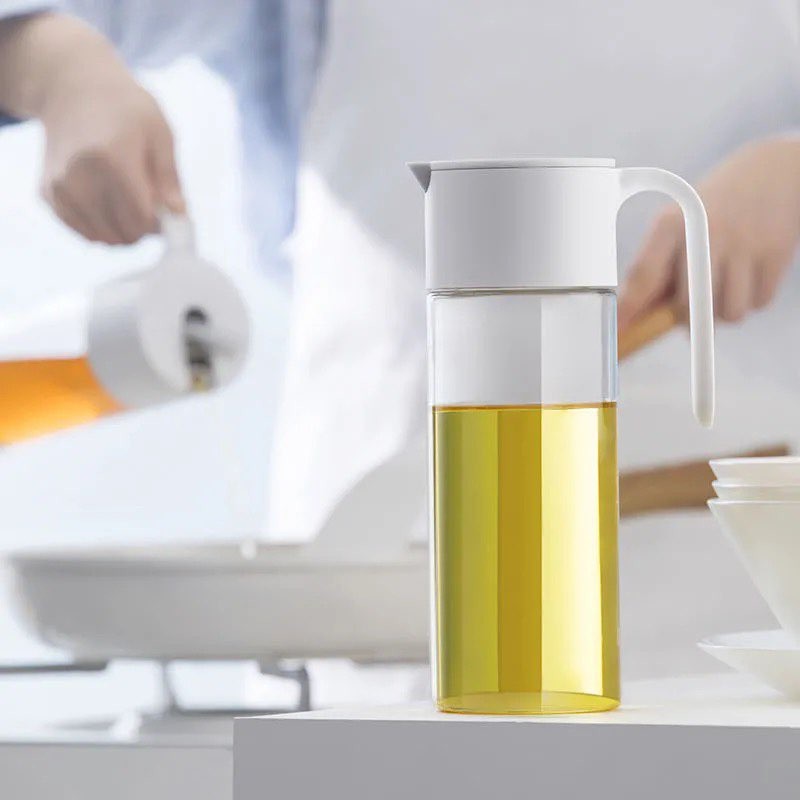 CYCF Japanese Minimalist Auto Open Kitchen Cooking Oil Dispenser 550ml ...