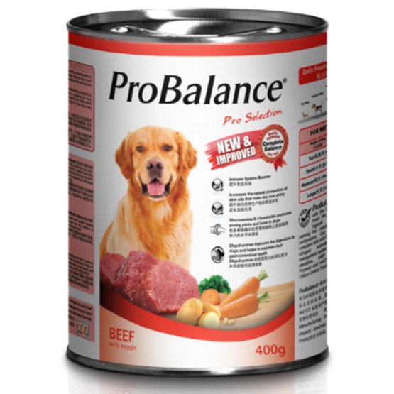 ProBalance Pro Selection Beef Flavour With Veggie Dog Food 400g | Shopee Malaysia