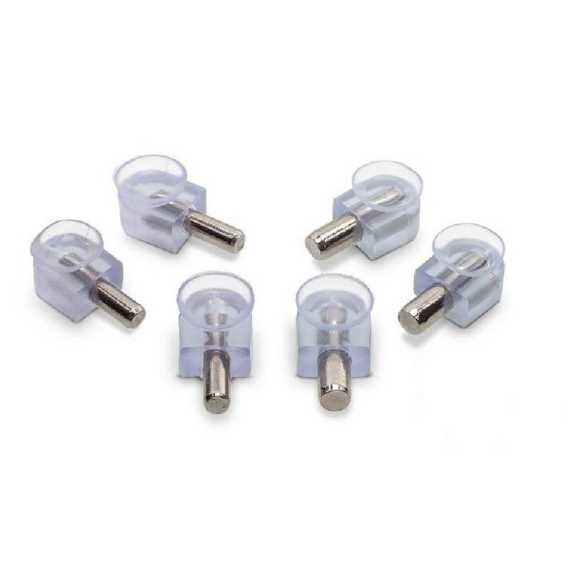 Rubber Suction Cup Glass Shelf Support Stud Pin Peg Furniture | Shopee ...