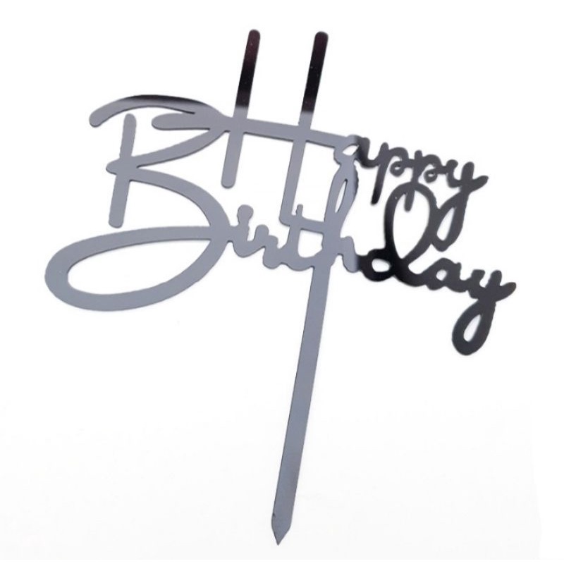 HAPPY BIRTHDAY ACRYLIC CONGRATULATORY SIGN/Tanda tahniah akrilik/摆件插牌 ...