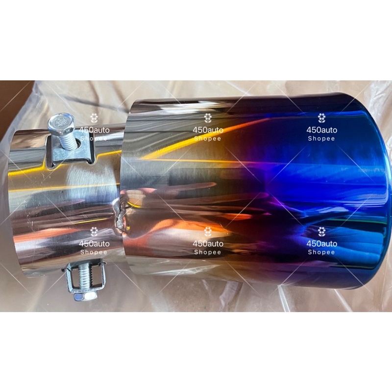 👍UNIVERSAL MINI EXHAUST TAIL PIPE RAINBOW // PIPE MUFFLER TIP MYVI AXIA ...