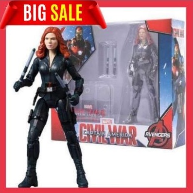 🔥READY STOCK🔥Black Widow Marvel Avengers Civil war Action Figure | Shopee Malaysia