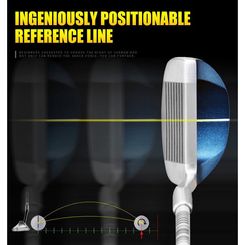 PGM GOLF stainless steel golf chipper putter club for right handed ...