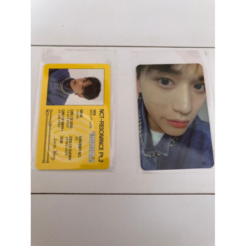 Photocard Lucas Depature &ID Card | Shopee Malaysia
