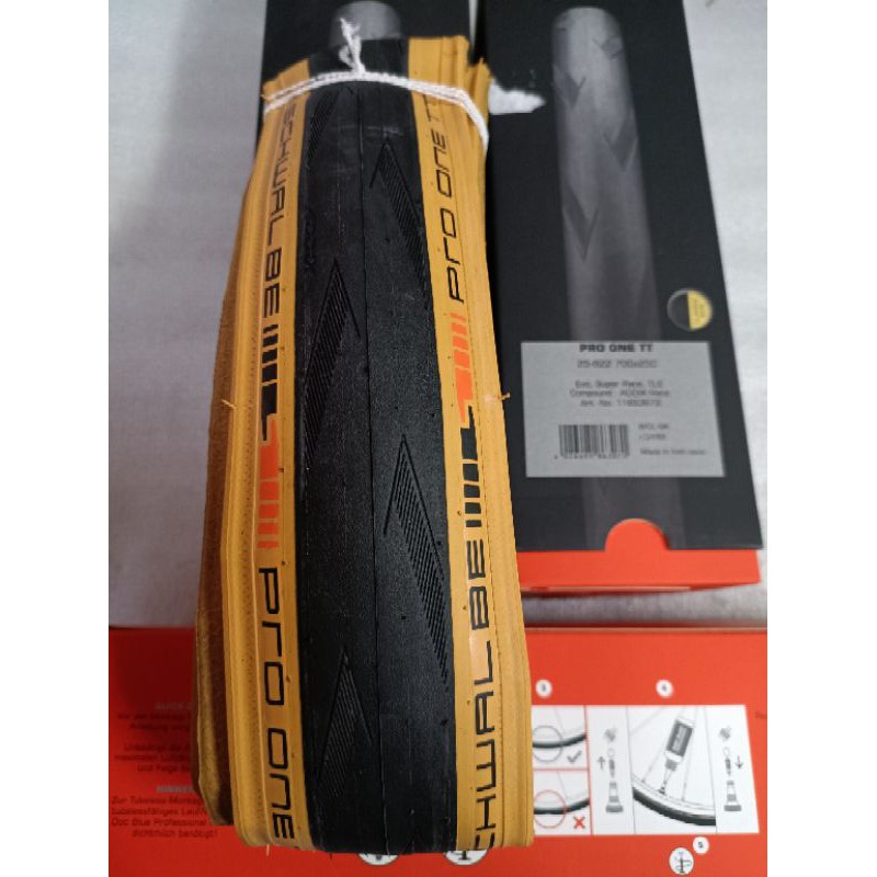 SCHWALBE PRO ONE TT 700x25C TUBELESS SKINWALL | Shopee Malaysia