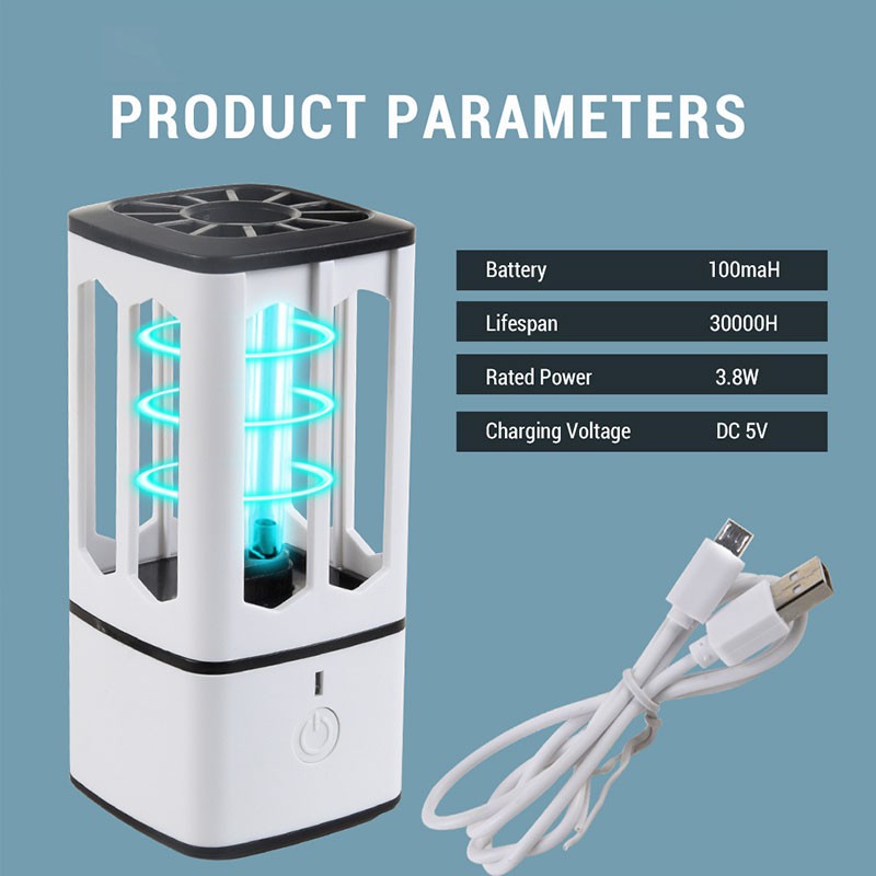 Off-the-shelf 🔥 Portable ultraviolet disinfection light USB UVC ...