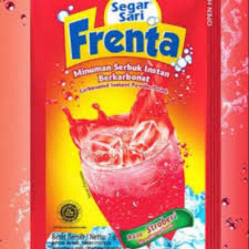 (10 SACHET) FRENTA Minuman Serbuk Berkarbonat Instan 6gx 10 sachet jus ...