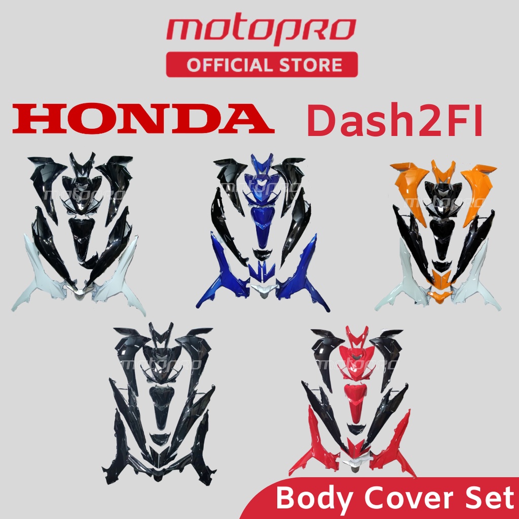 HONDA Dash 2 FI Fuel Injection Full Body Cover Set Coverset BodySet Dash 110 2 Dash2Fi Dash2 ...