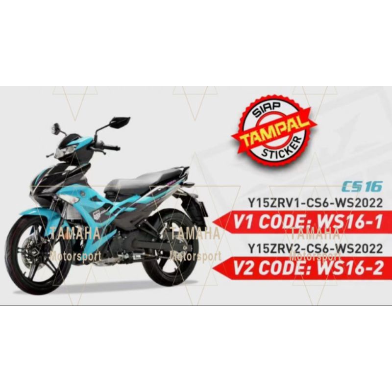 YAMAHA Y15 Y15zr V1 V2 2022 velozi (original design) Malaysia version ...