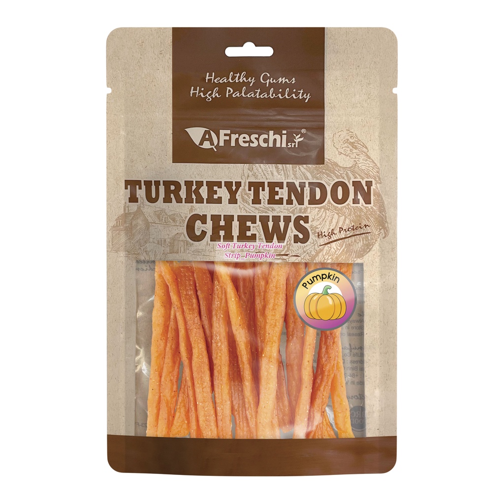 Afreschi Soft Turkey Tendon Strip Pumpkin Dog Chew 120g | Shopee Malaysia