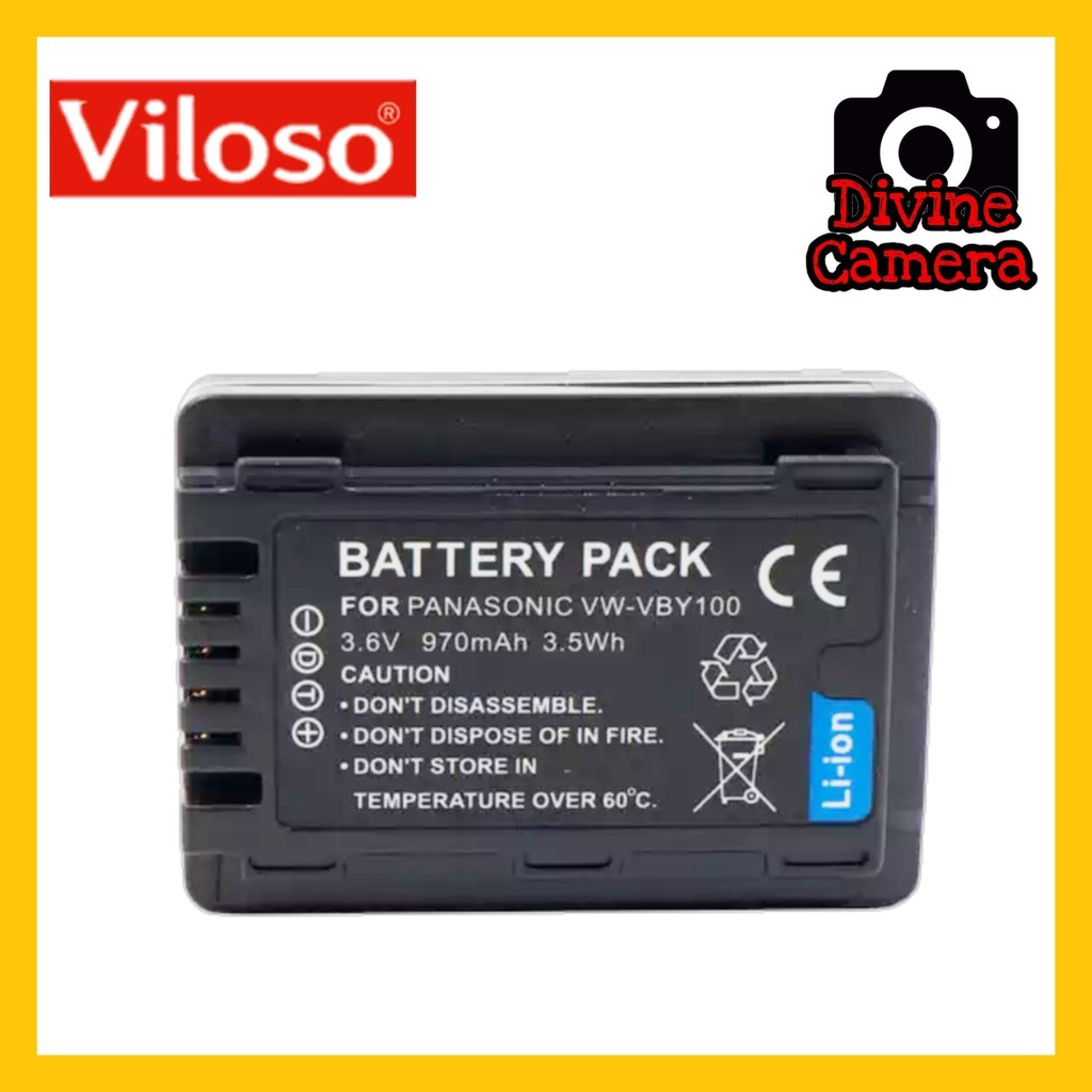 Viloso VW-VBY100 Lithium-Ion Battery Pack for Panasonic 970mAh | Shopee ...