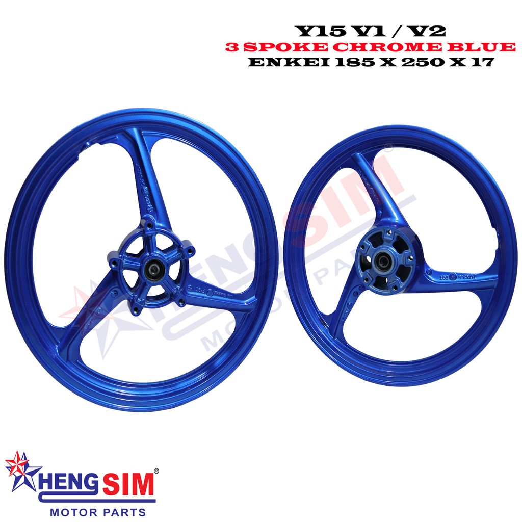 Y150 ZR V1 / V2 ENKEI SPORT RIM WITH BUSH AND BEARING 3 SPOKE 185 X 250 ...