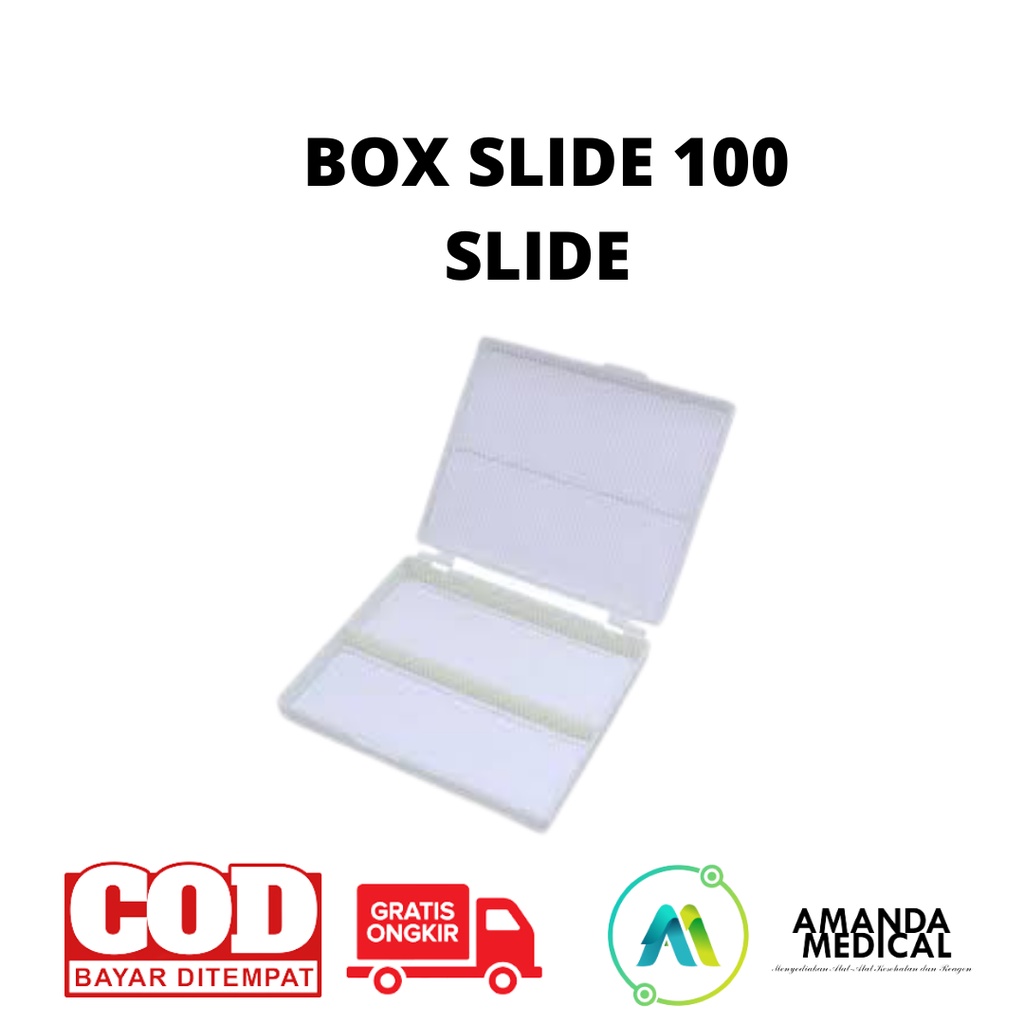 Box SLIDE OBJECT GLASS PREPARAT BOX Contents 100 Slides | Shopee Malaysia