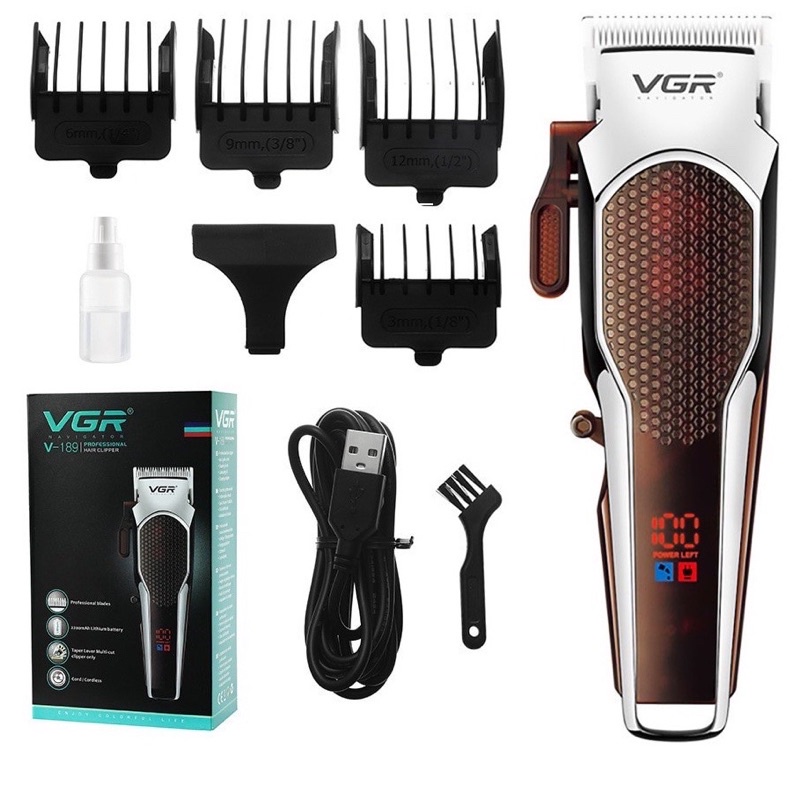 Original VGR V-189 Zero Adjustable Professional Rechargeable Hair ...
