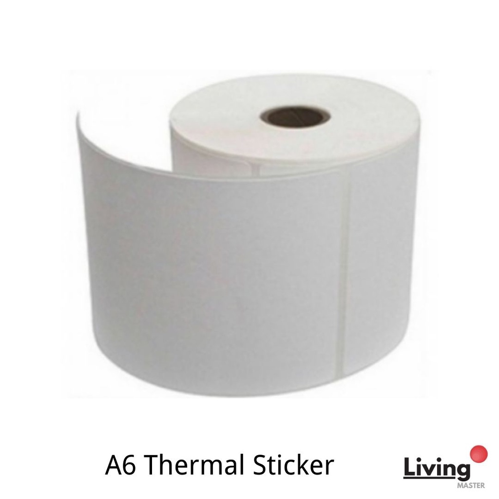 A6 Thermal Sticker AWB Sticker Suitable for Shopee Label Printing 100 ...