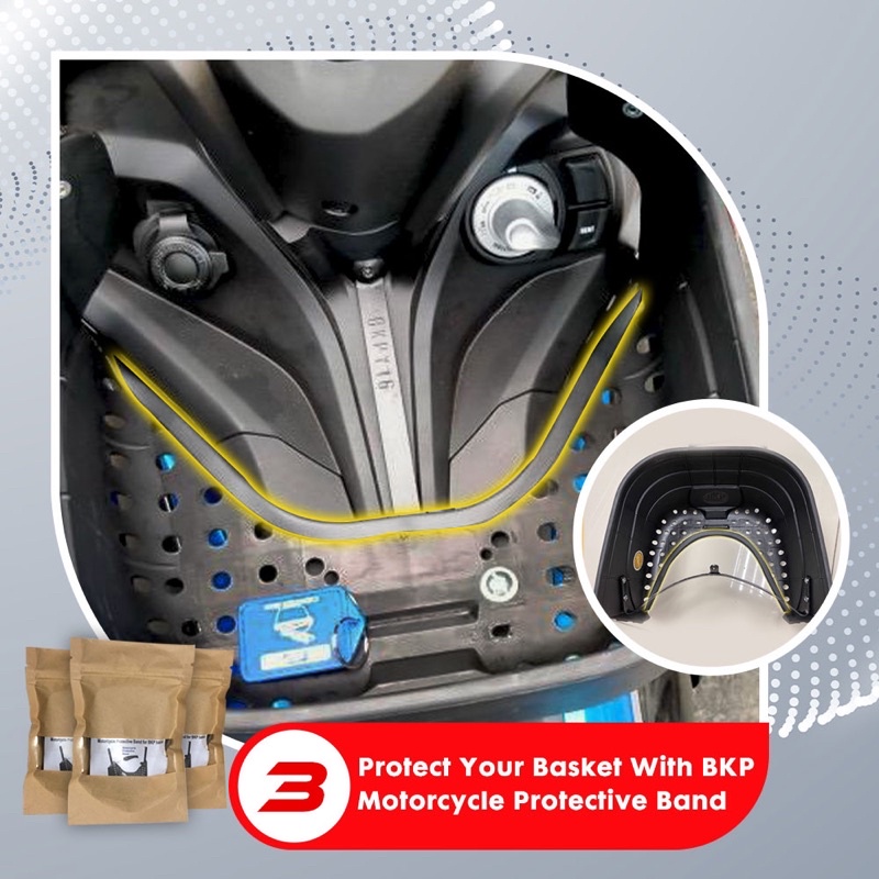 BKP WMOTO ES125 BKP MOTORCYCLE BASKET/ bakul plastik/ raga plastik/ bkp ...
