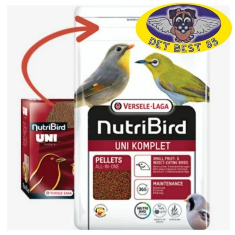 Nutribird Uni Komplete 1Kg Bird Food Fruit And Insect Eater | Shopee ...