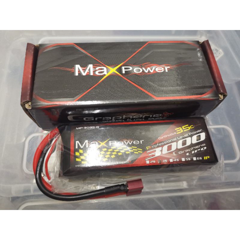 maxpower lipo battery 3s 11.1v 3000mah 35c | Shopee Malaysia