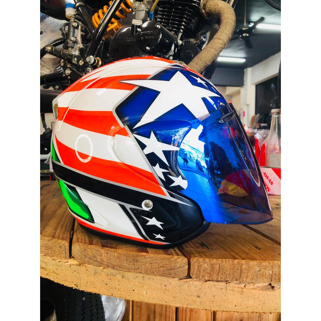 Arai Nicky Hayden Ram 4 Motogp 69 Kentucky Kids Ducati Helmet | Shopee ...