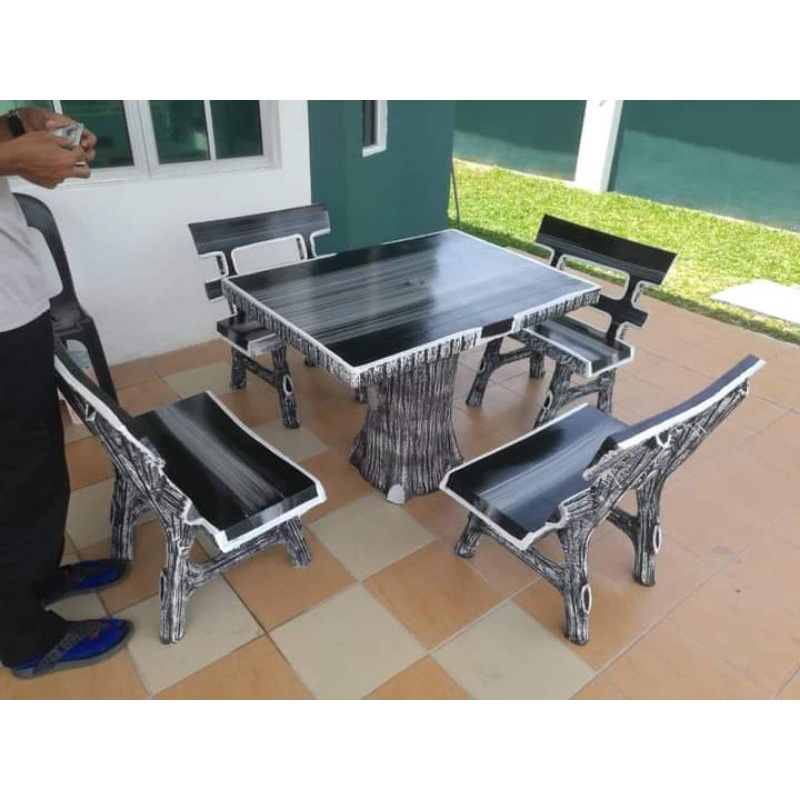 MEGASELL SET MEJA BATU SANDAR | Shopee Malaysia