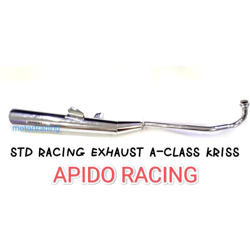 ( KRISS / KRISS110 ) APIDO RACING EXHAUST A CLASS | Shopee Malaysia