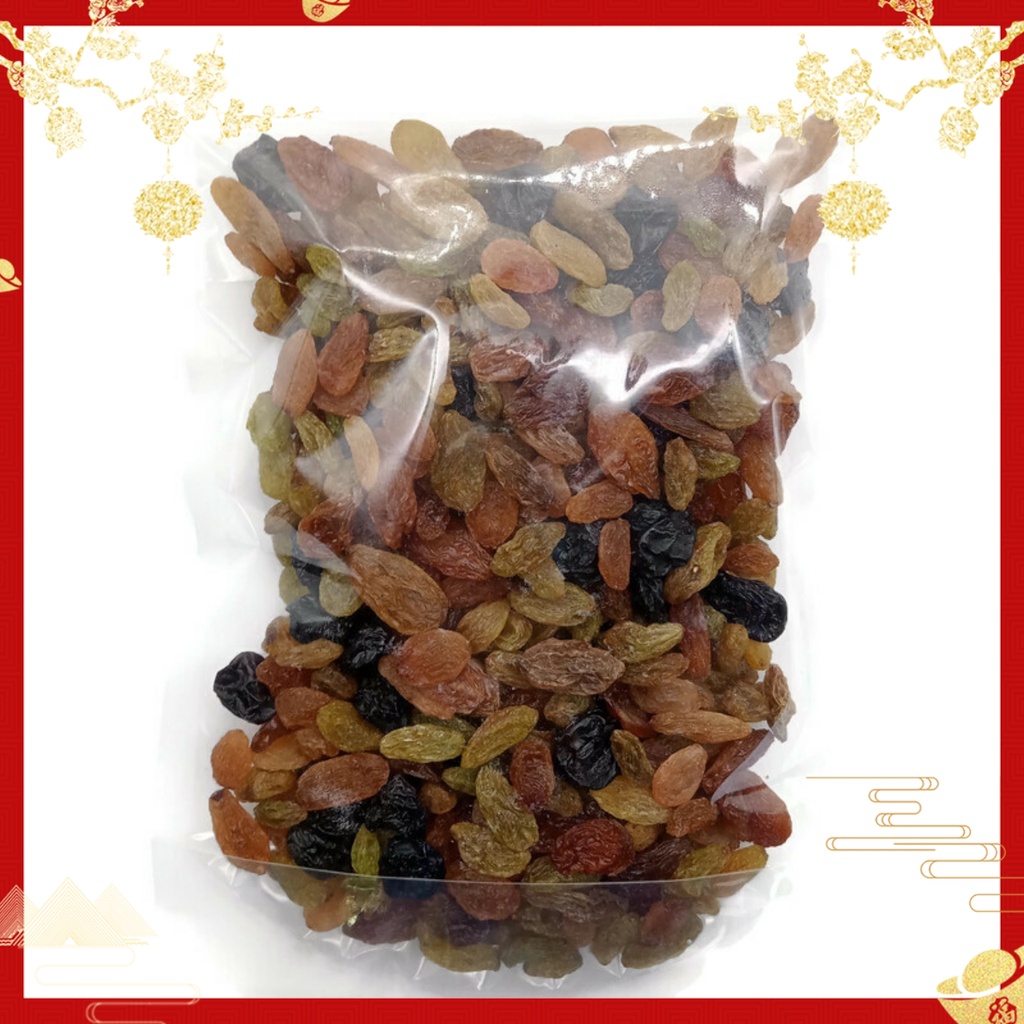 有机新疆三色葡萄乾（大粒葡萄）300gram/Organic Xinjiang Tricolor Raisins（big grape ...
