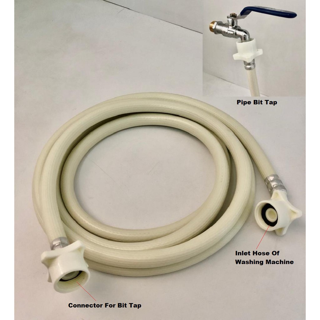 Washing Machine Water Inlet Hose Washer Pipe Tube Connector 2m / 3m ...
