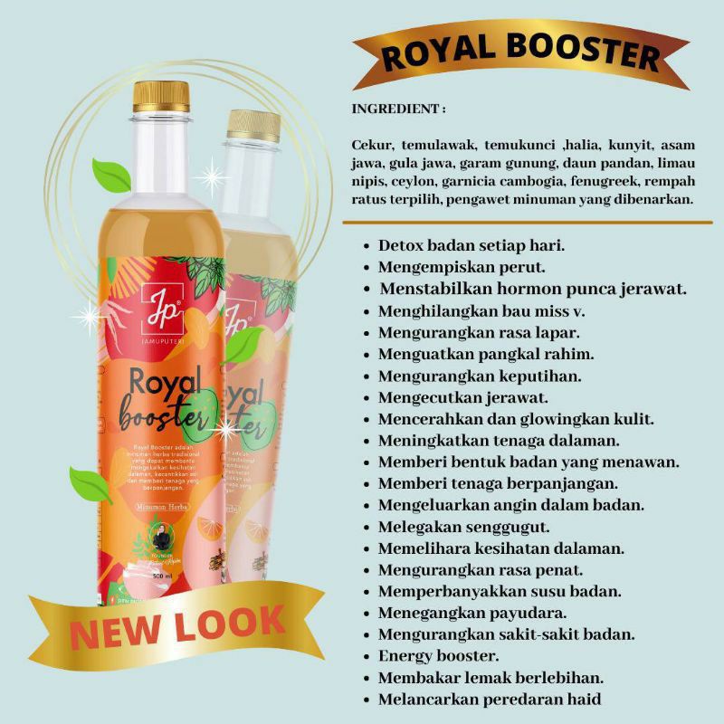 ROYAL BOOSTER JAMU PUTERI 💯 ORIGINAL HQ FREE GIFT 🎁 | Shopee Malaysia