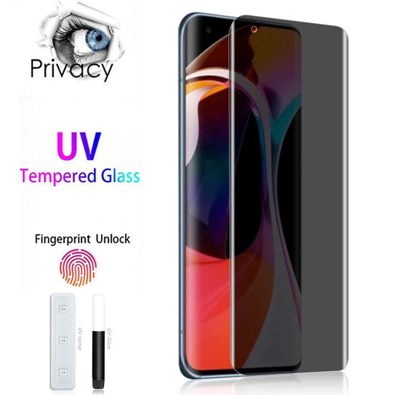 UV Matte Privacy Tempered Glass For OPPO Reno 12 11 10 9 8T 6 5 4 ...