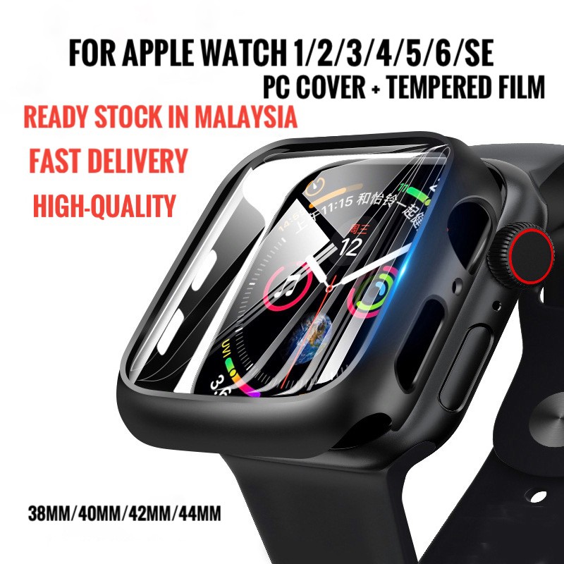 Apple Watch Casing with Glass Protection 360 Degree Full Protection For ...