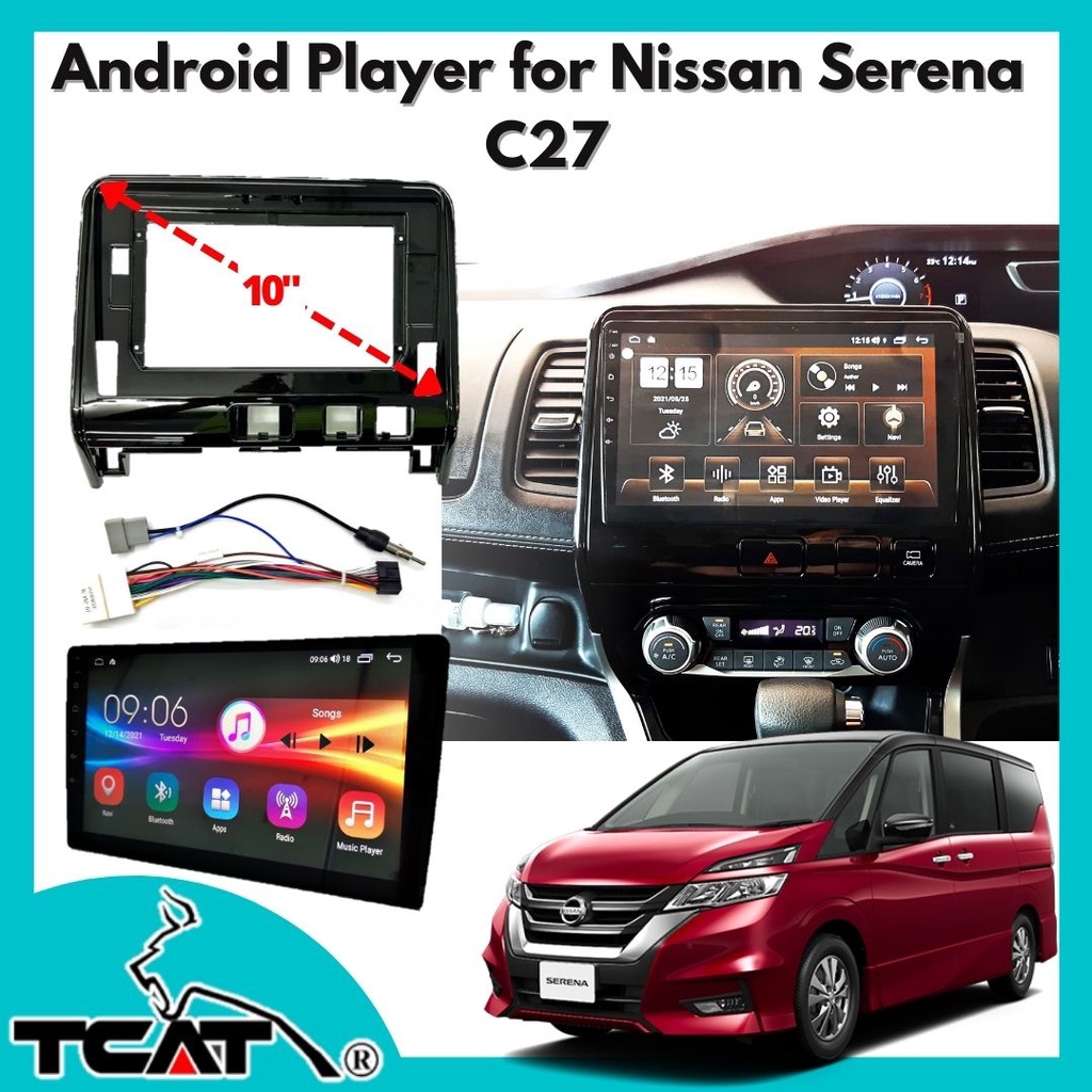 10" Android Player for Nissan Serena C27 | Shopee Malaysia