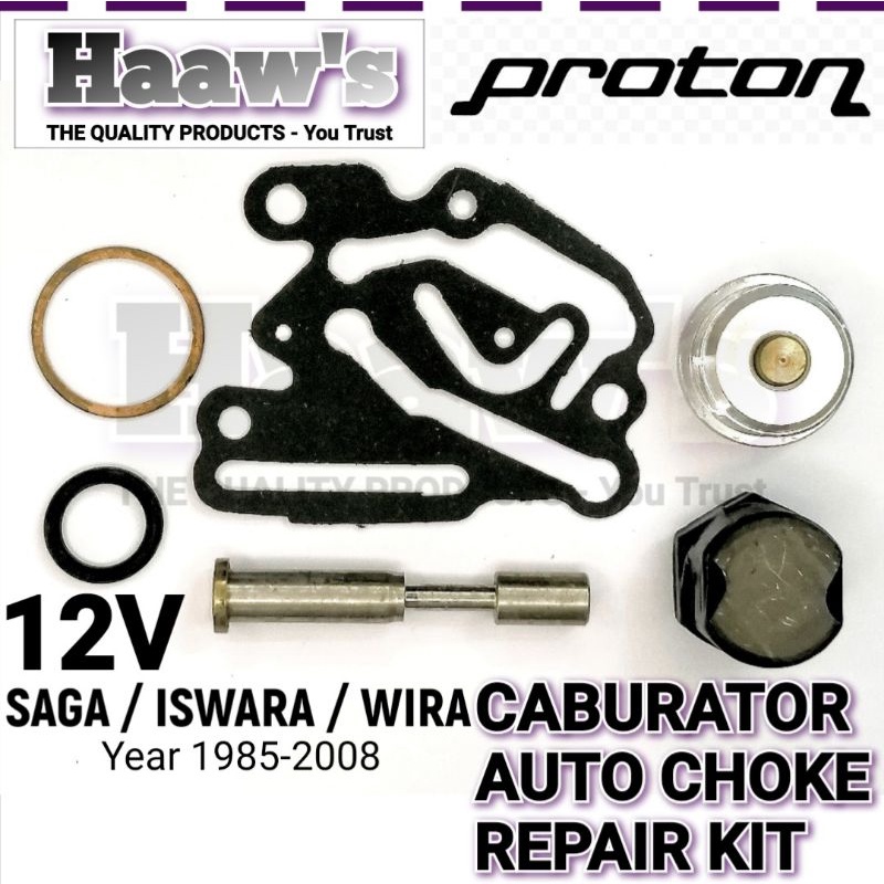 CABURATOR AUTO CHOKE ASSEMBLY REPAIR KIT - 12V PROTON SAGA / ISWARA ...