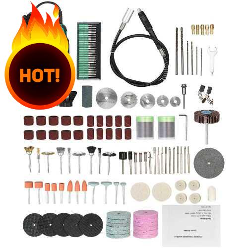 KKmoon 195pcs Power Tools Electric Mini Drill Rotary Grinder Polishing ...