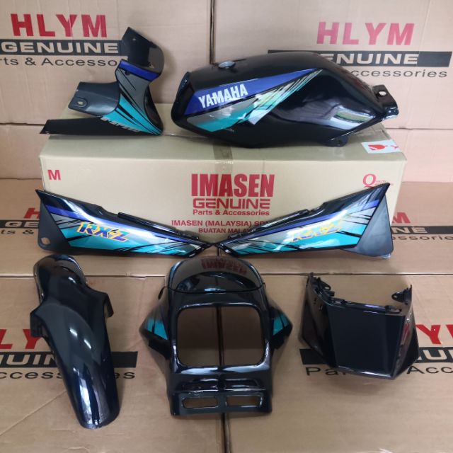 🔥Y563 YAMAHA RXZ IMASEN HITAM SISIK /MIL/RXZ HLYM MUDGUARD TEBAL🔥COVER ...
